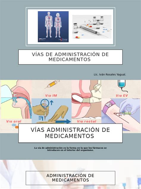 Farmacologia Vias De Adminitracion De Medicamentos Clase 2 Pdf