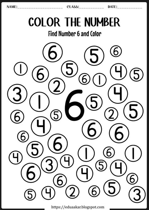 Kindergarten Numbers And Counting Worksheets Numbers Kindergarten