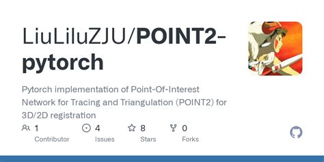 Github Liuliluzjupoint2 Pytorch Pytorch Implementation Of Point Of