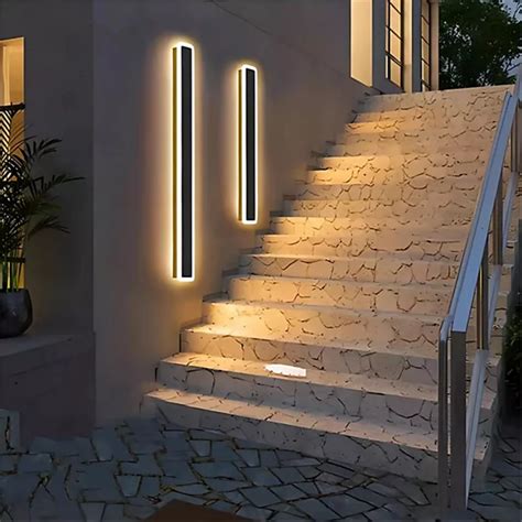 Modern Outdoor Wall Lights Acrylic Waterproof Sconce Lighting For Porch