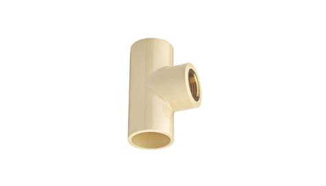 Cpvc Tee Brass Insert