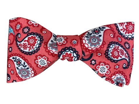 Paisley Bow Ties Unique Handmade Paisley Design Bow Ties