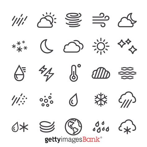 웹디자이너에게 인기있는 기상 날씨 아이콘 파란 하늘 구름 일러스트 등 By 게티이미지뱅크 기상 날씨 일기예보 구름
