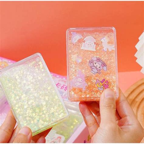 Jual Mainan Jam Pasir Glitter Sand Water Timer Sanrio Model Kawai 523