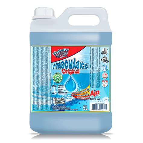 Pingo Mágico Original Eco 5l Flotador Multiuso Limpeza Pesada Shopee