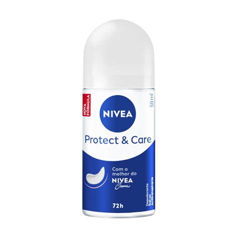 Desodorante Antitranspirante Nivea Roll On Protect And Care 50ml Panvel