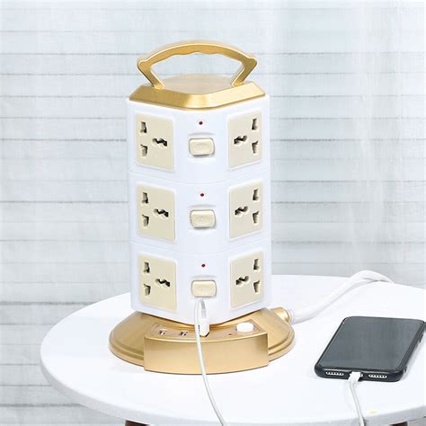 Vertical Tower Layer Tower Multi Universal Socket Portable Trailing Socket X A Usb