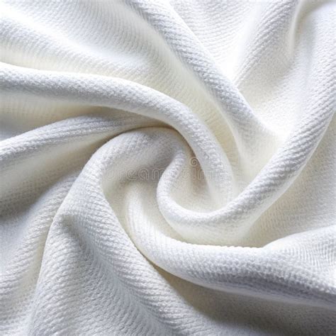 White Microfiber Fabric Texture Background For Clean Smooth And