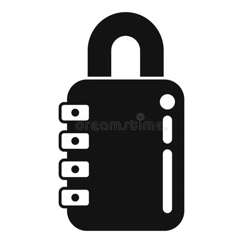 Cipher Padlock Icon Simple Vector Data Encryption Stock Vector Illustration Of Encryption