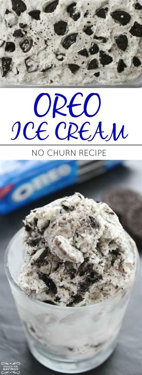 No Churn Oreo Ice Cream Recipe Oreo Crunch Ice Cream