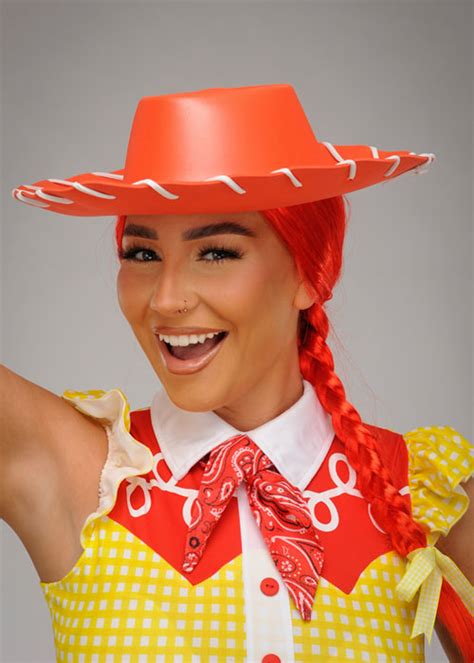 Womens Jessie Toy Story Style Wig And Hat [st852 Ts] Struts Party