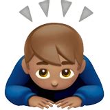 🙇🏽 Person Bowing Emoji With Medium Skin Tone Meaning And Pictures