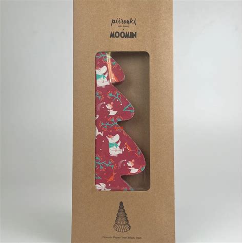 Moomin Paper Tree Red 30cm Piironki The Official Moomin Shop