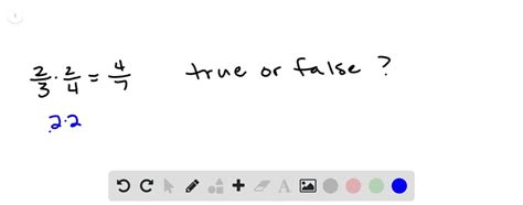 Solved Identify Each Statement As True Or False If False Correct The Multiplication See The