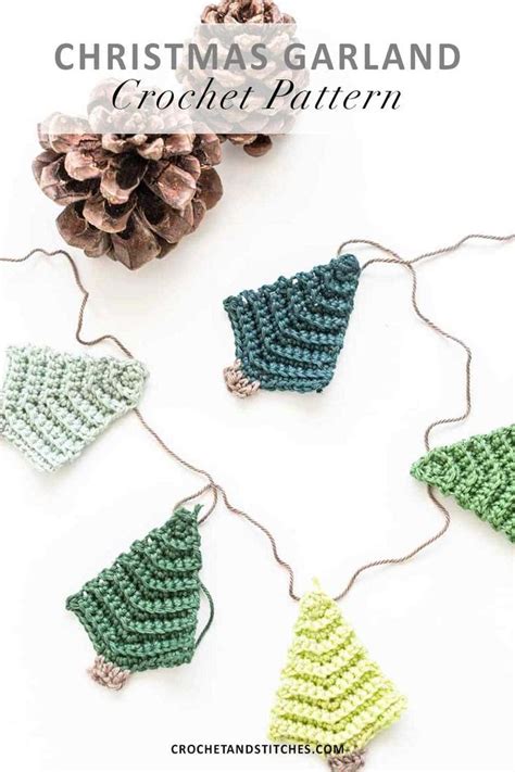 Trees And Stars Garland Crochet Pattern Artofit