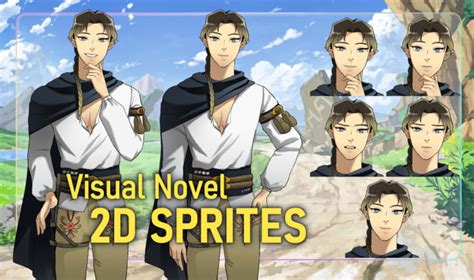 Draw Visual Novel 2d Sprites By Asobinge Fiverr