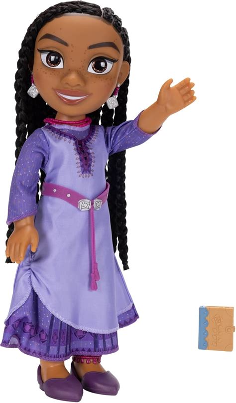 Disneys Wish Asha Doll 14” 35cm Tall Fashion Doll With Royal