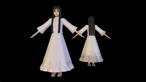 山村貞子（リングシリーズ）の「ワールドイズマイン／world Is Mine」※二次創作 3d Model By