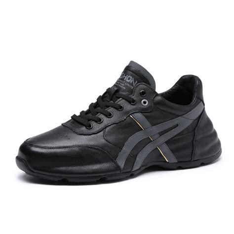 老爹鞋男新款厚底增高时尚真皮包底运动休闲皮鞋子男鞋百搭潮款冬虎窝淘