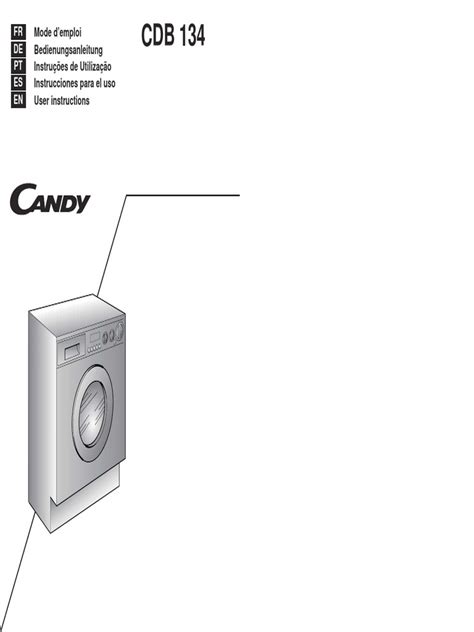 Candy Cdb 134 Sy Washer Dryer Pdf