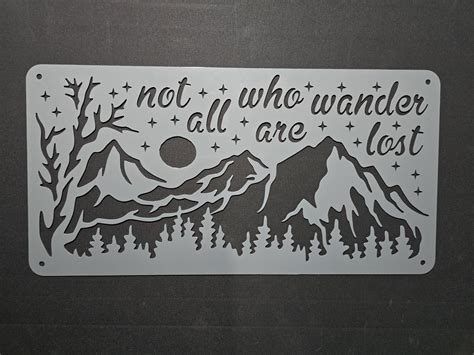 Not All Who Wonder Sign Lse Mfg Store