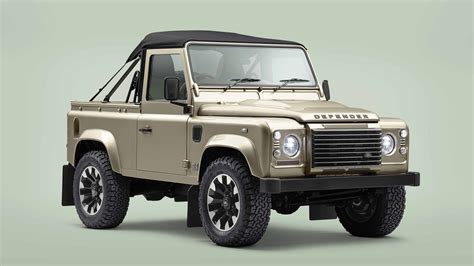 Land Rover Has Revealed A New Old Soft Top V8 Defender Yours For £