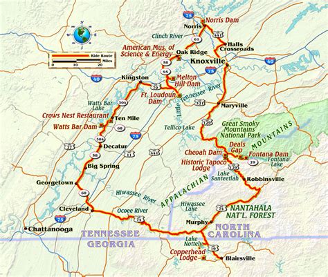 Tennessee Motorcycle Ride Maps