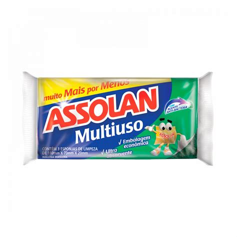 Assolan Esponja Multiuso Econômica Rappi