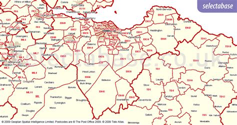Uk Postcode Area Maps Selectabase
