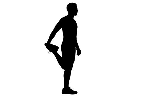 Man Stretching Silhouette Svg Clip Art Graphic By Rabiulalam97677