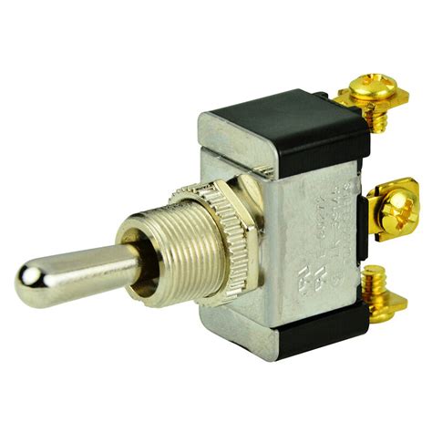 Bep Spdt Chrome Plated Toggle Switch Onoffon