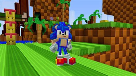 Sonic The Hedgehog Finns Nu I Minecraft Men Inte Big The Cat Feber Spel