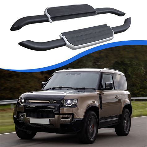 Running Board Nerf Bar Side Step Fits For Land Rover Defender 90 2door