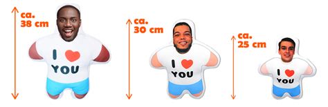 I Love You Mini Me Knuffel Kussen Man Knuffel Met Eigen Foto Tshirtdeal