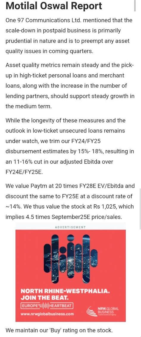 Paytm Macro Headwinds Compelling Growth Moderation Motilal Oswal
