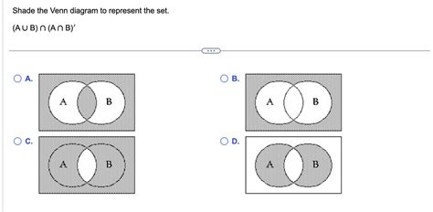 Answered Shade The Venn Diagram To Represent The… Bartleby