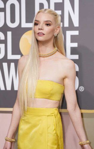 Anya Taylor Joy Attends The 80th Annual Golden Globe Awards In Beverly