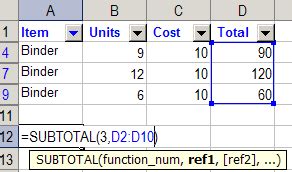 Excel Count Functions ICT Unify