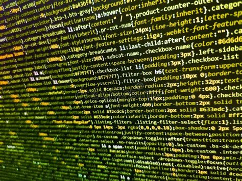 PHP Code On The Screen Extreme Close Up Stock Photo Image Of Engineering Backdrop 116078598