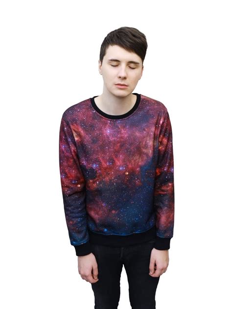 Galaxy Sweater Dan And Phil Dan Howell Galaxy Sweater