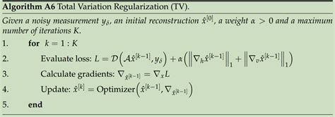 Please Provide The Code For Total Variation Regularization Tv · Issue 3 · Jleuschnlearnedct