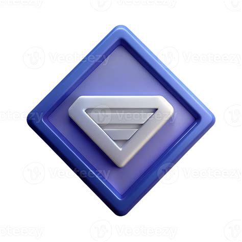 Striking Exemplary Diamond Shaped Badge With Three Vertical Lines Geometric Clean Lines With