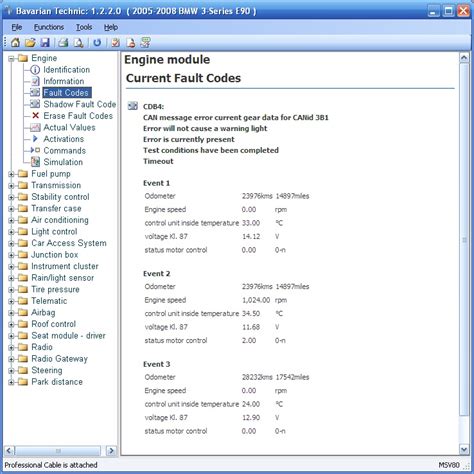 Bmw And Mini Cooper Diagnostic Fault Codes Display Bavarian Technic