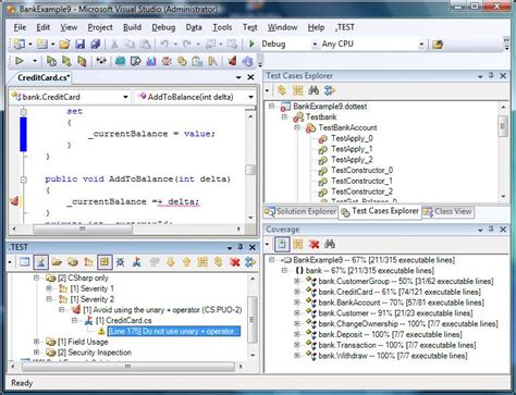 NET Static Analysis And Parasoft DotTEST