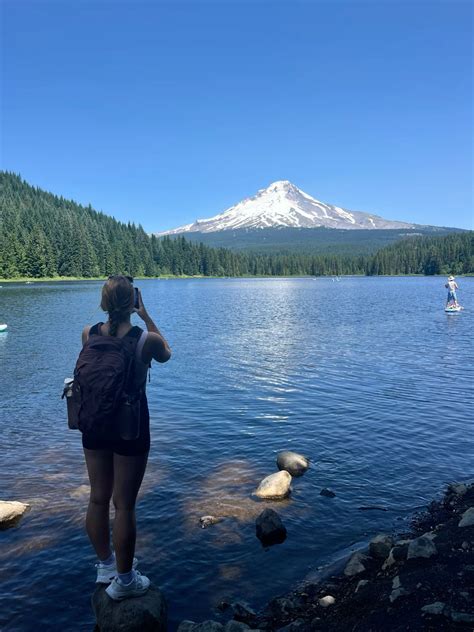 Trillium Lake Mt Hood In 2025 Oregon Travel Trillium Lake Hiking Trip
