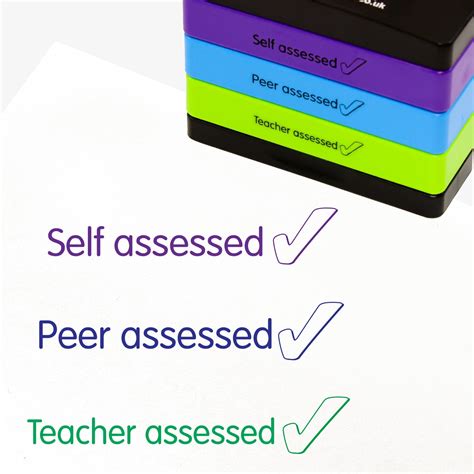 Teacher Peer Self Assessed 3 In 1 Stakz Stamper Marking