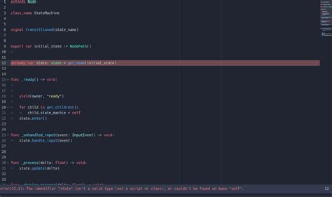 Truoubleshooting Code State Machine Noob Queation Rgodot
