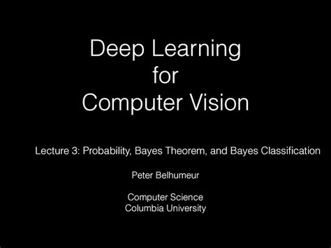 pdf deep learning for computer vision · pattern classification