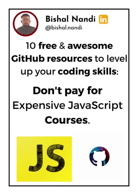 bishal nandi ↗️ on linkedin github repository javascriptdeveloper