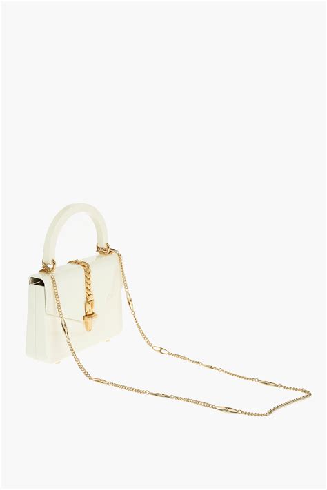 Gucci Plexiglass Sylvie 1969 Mini Handbag With Gold Toned Hardware Women Glamood Outlet